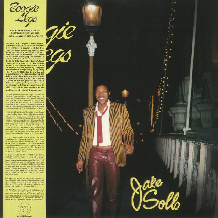 Jake Sollo ‎– Boogie Legs - Vinyl Records Singapore | Buy Online | The ...